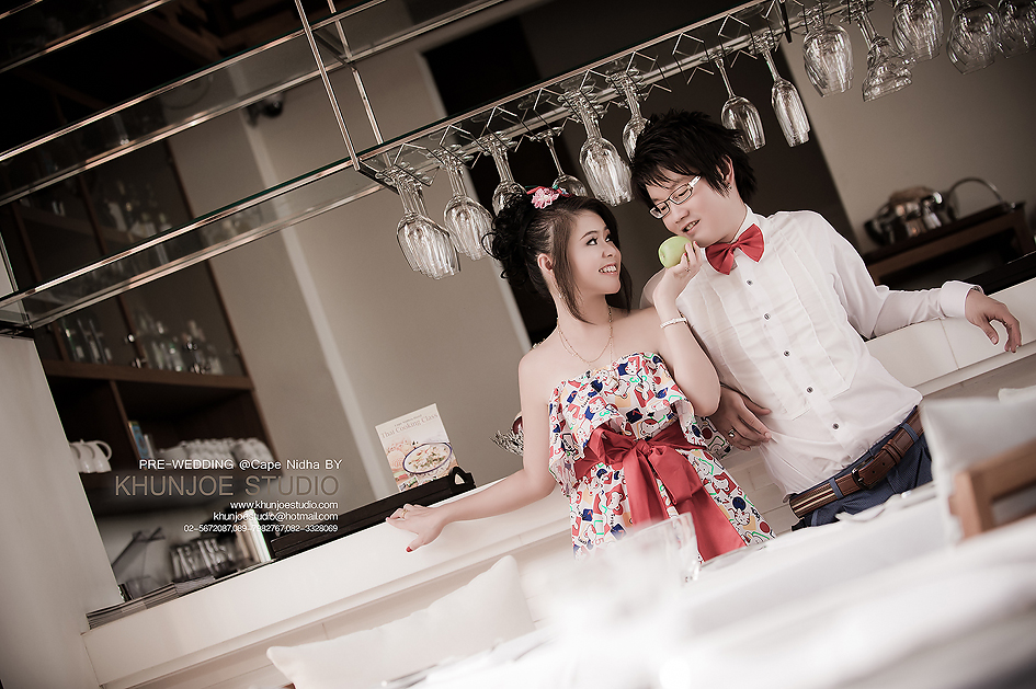 แต่งงาน เจ้าบ่าวสุดเกาหลีกับ Pre-wedding ที่ทะเลหัวหิน@Cape Nidha Hotel ...