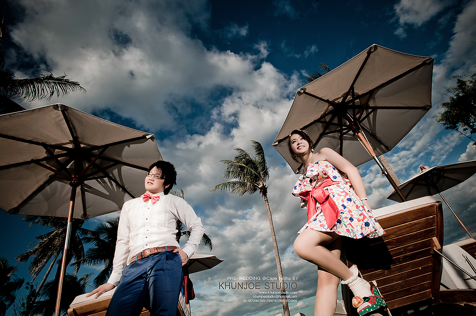แต่งงาน เจ้าบ่าวสุดเกาหลีกับ Pre-wedding ที่ทะเลหัวหิน@Cape Nidha Hotel ...