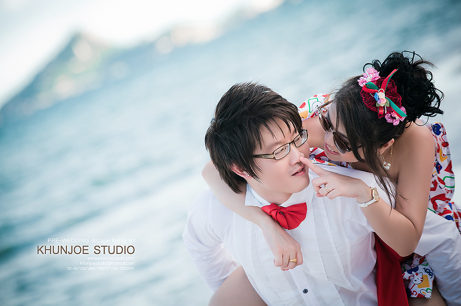 แต่งงาน เจ้าบ่าวสุดเกาหลีกับ Pre-wedding ที่ทะเลหัวหิน@Cape Nidha Hotel ...